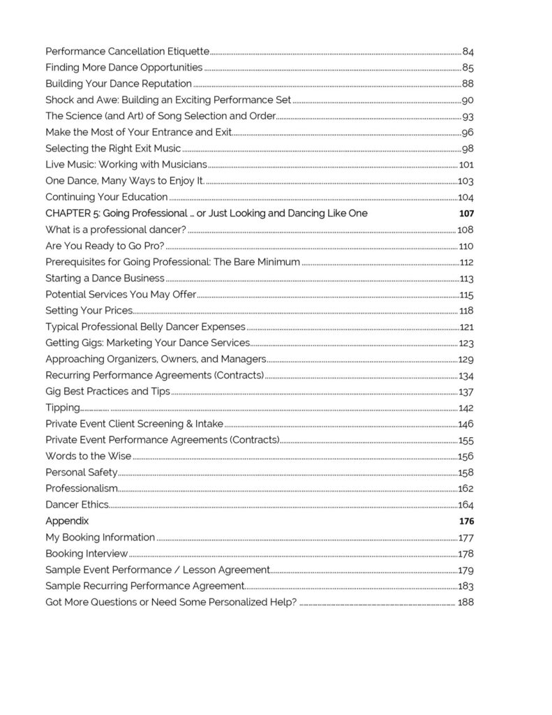 The Art & Business of Belly Dance Entertainment