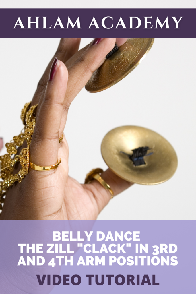 Beginner Belly Dance: Zill "Clack" w/ 3rd and 4th Arm Positions
