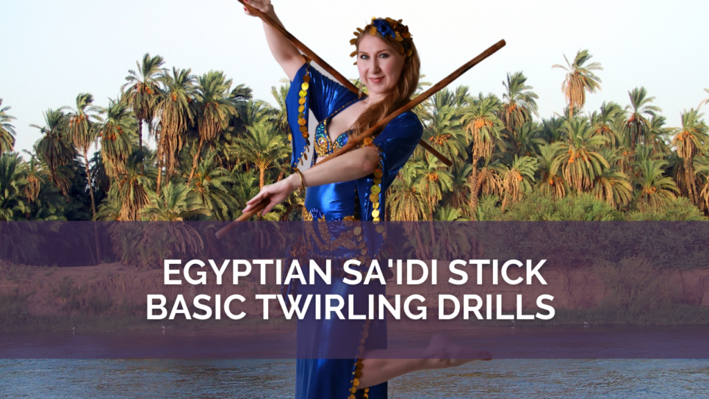 Egyptian Sa'idi Stick Basic Twirling Drills for Saidi Cane Dance